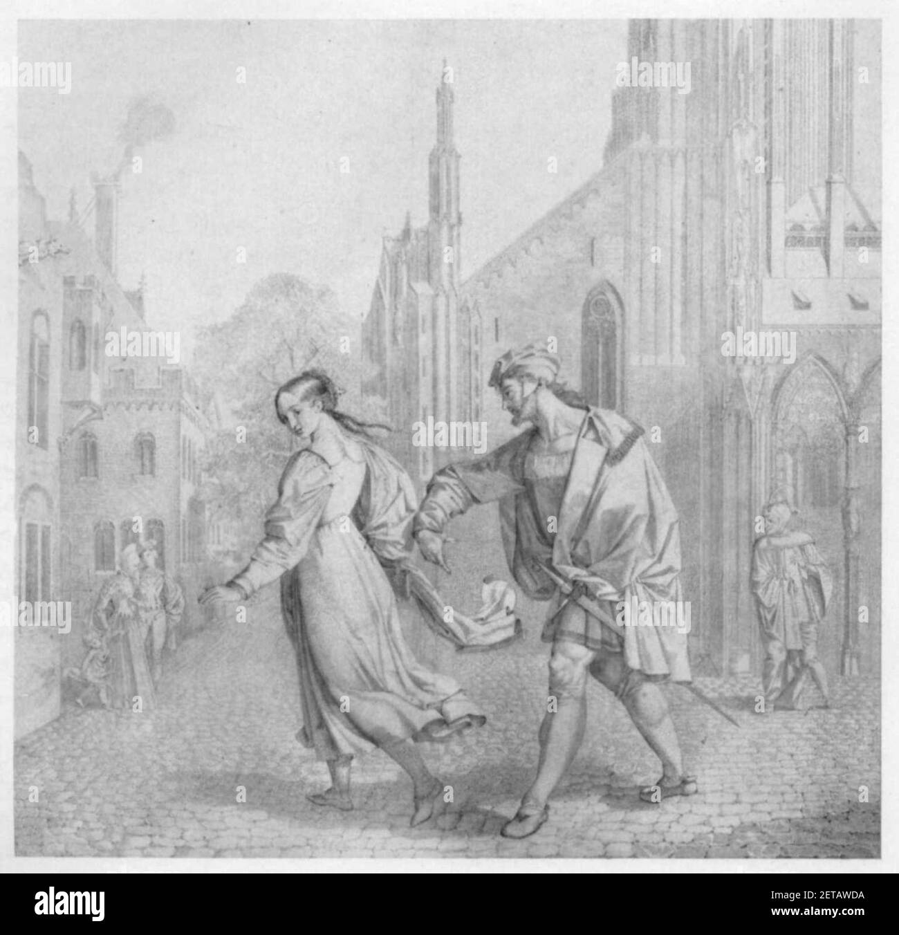 Peter Cornelius Faust und Gretchen Stock Photo - Alamy