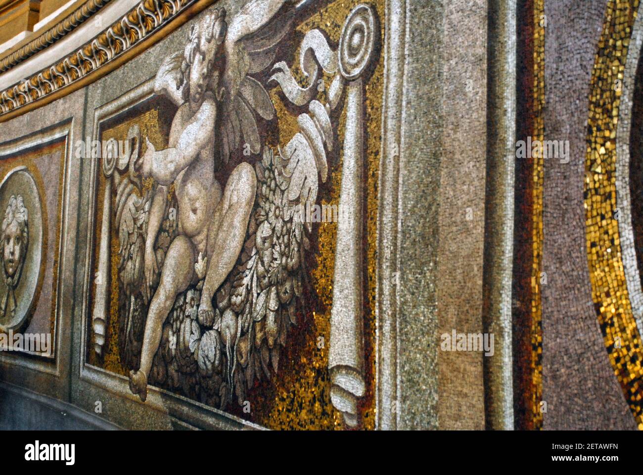 St. Peter's Basilica mosaics, Vatican City, Rome Stock Photo - Alamy