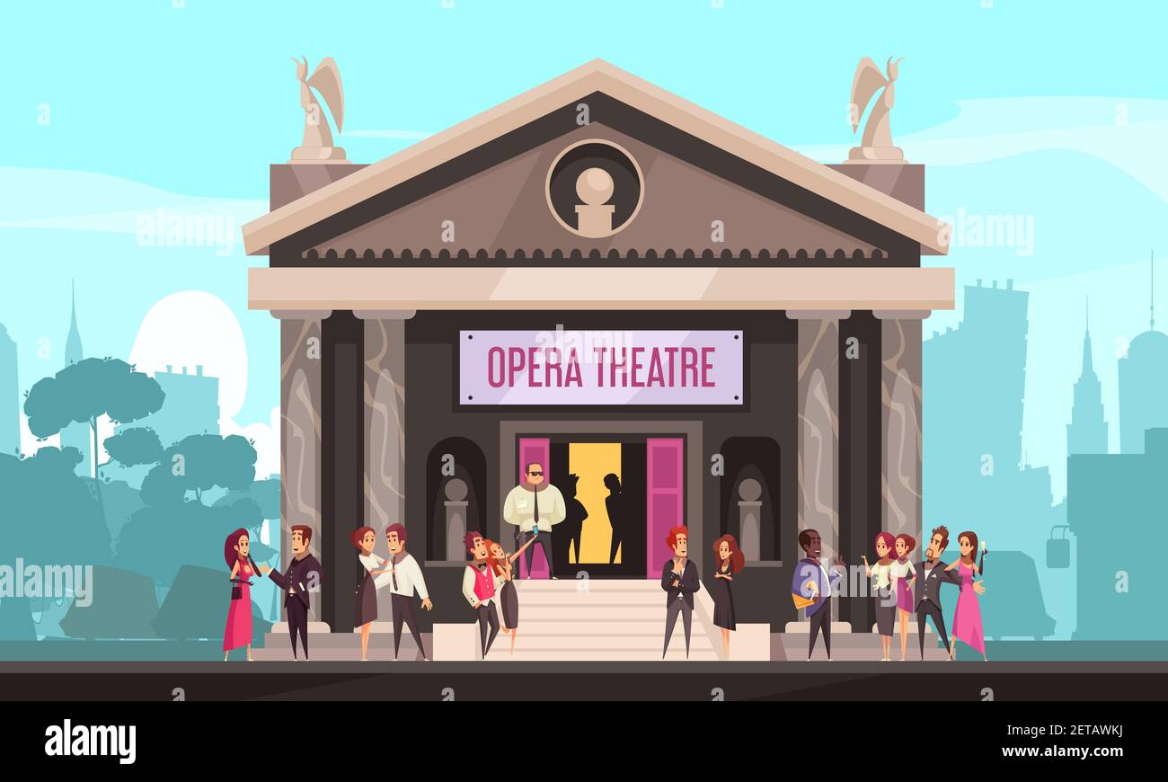 Opera Theater Building Stock Vector Image & Art - Alamy