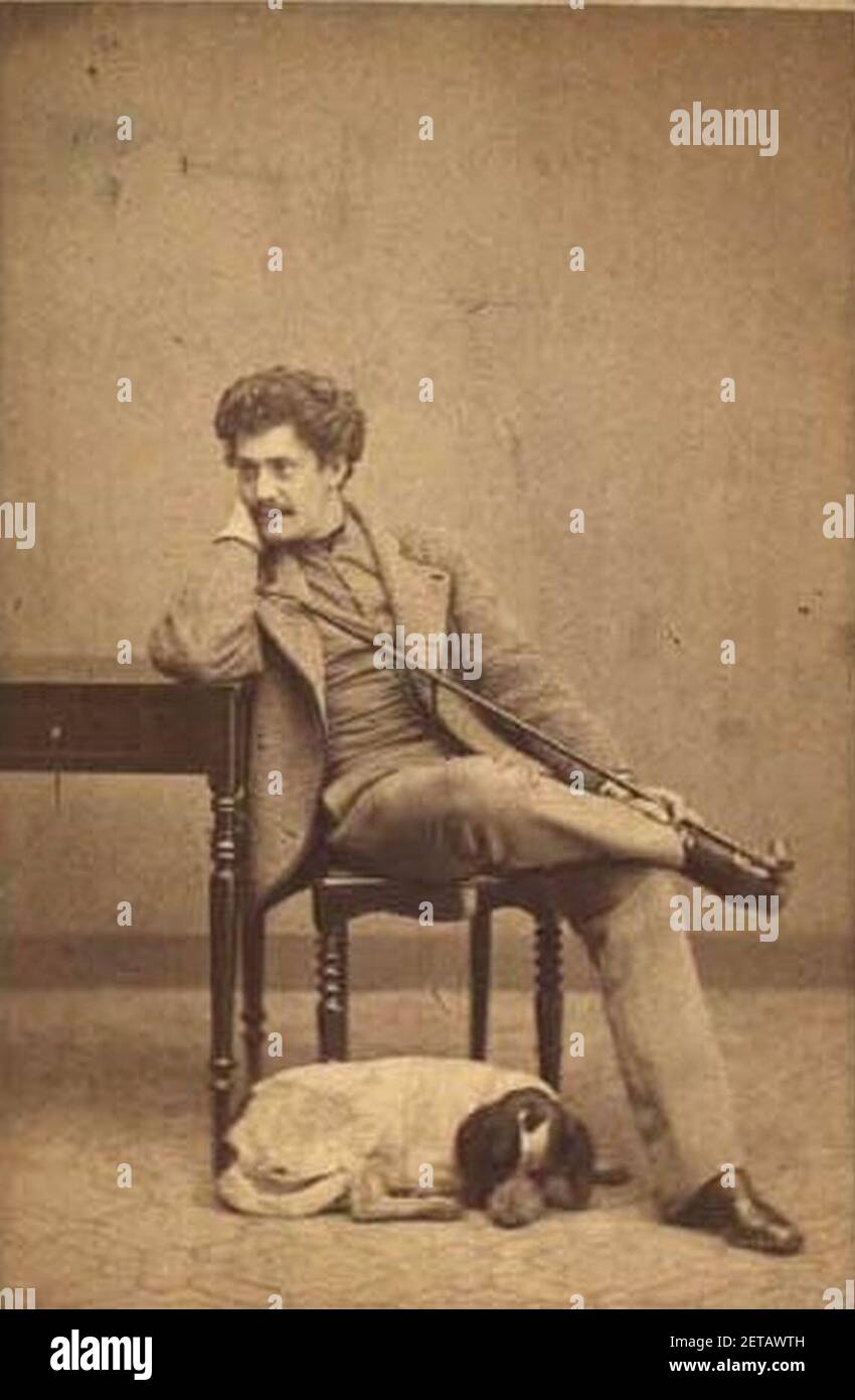 Peter Frederik Rist 1867 by J. Jacobsen Stock Photo - Alamy