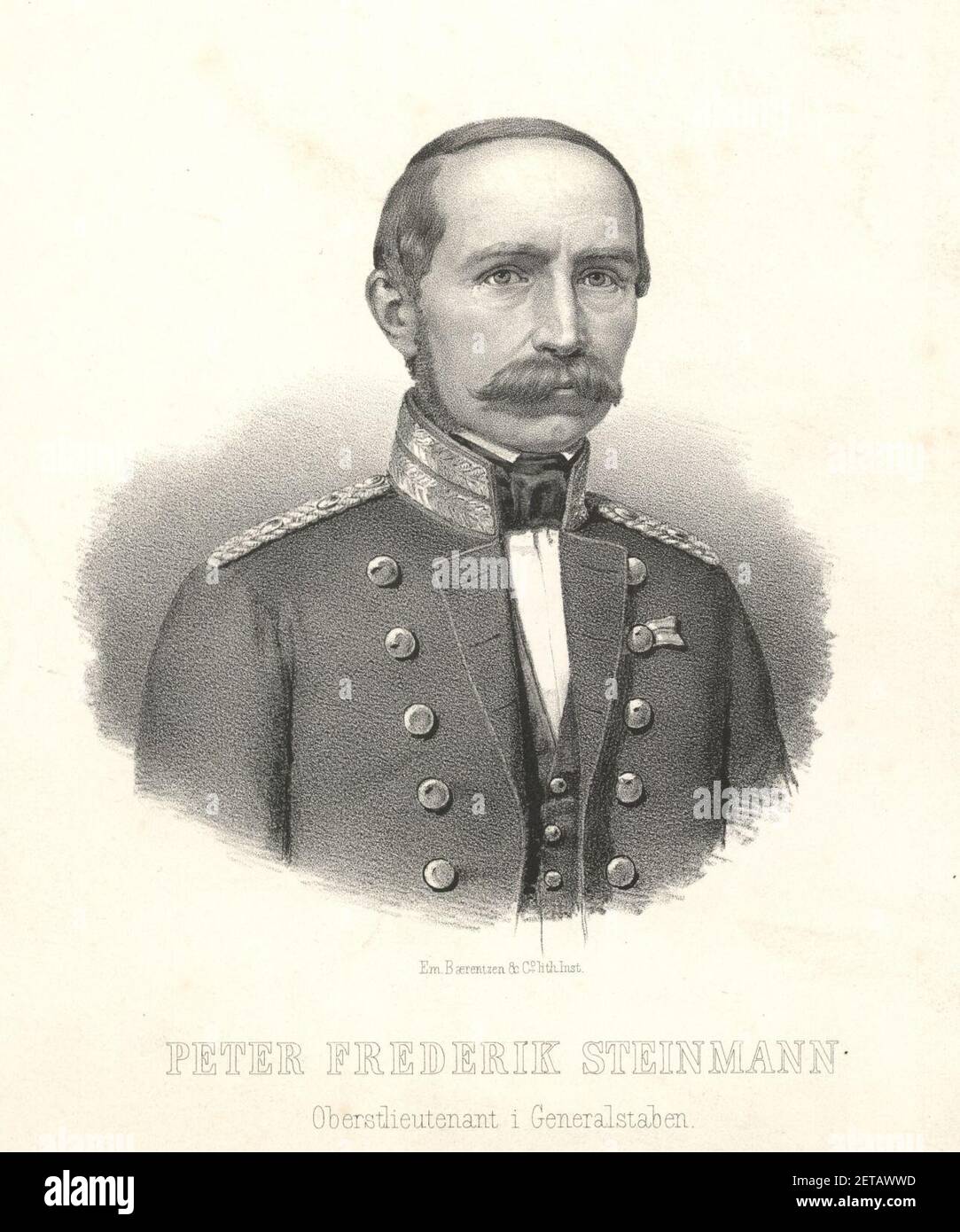 Peter Frederik Steinmann 1812-1894 by Bærentzen Stock Photo - Alamy