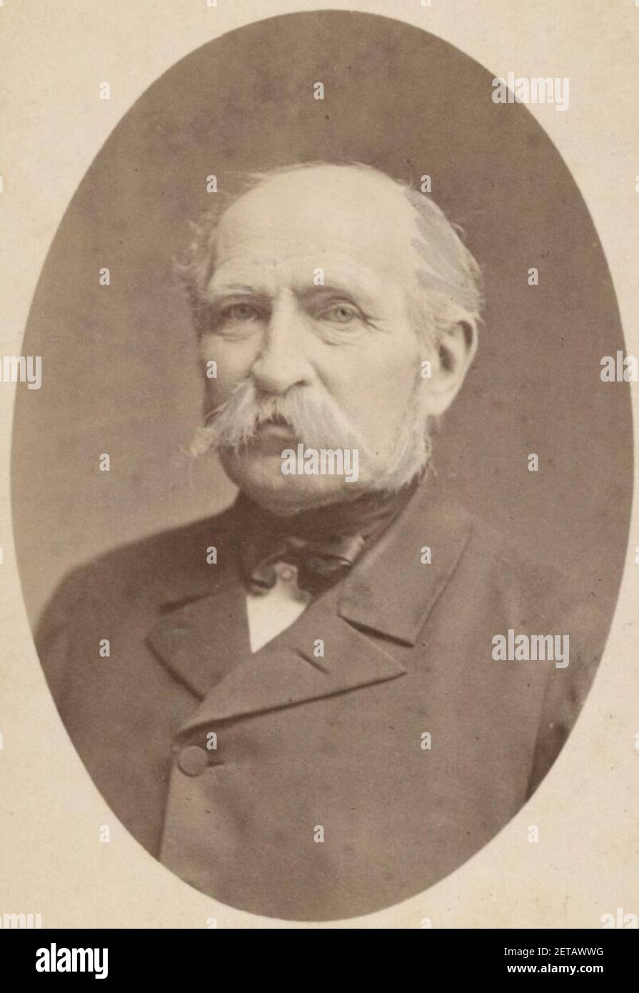 Peter Frederik Steinmann 1812-1894 by Hansen & Weller 1882 Stock Photo ...