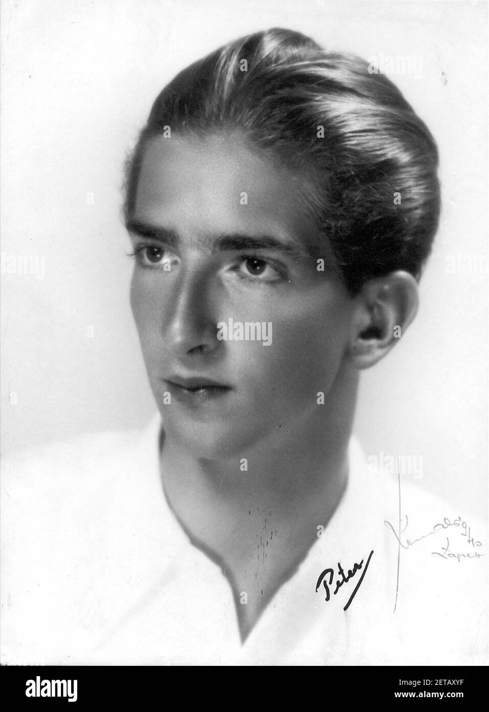 Peter II - King of Yugoslavia Stock Photo - Alamy