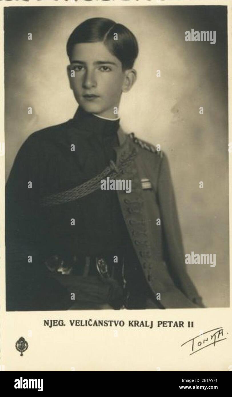 Peter ii of yugoslavia hi-res stock photography and images - Alamy
