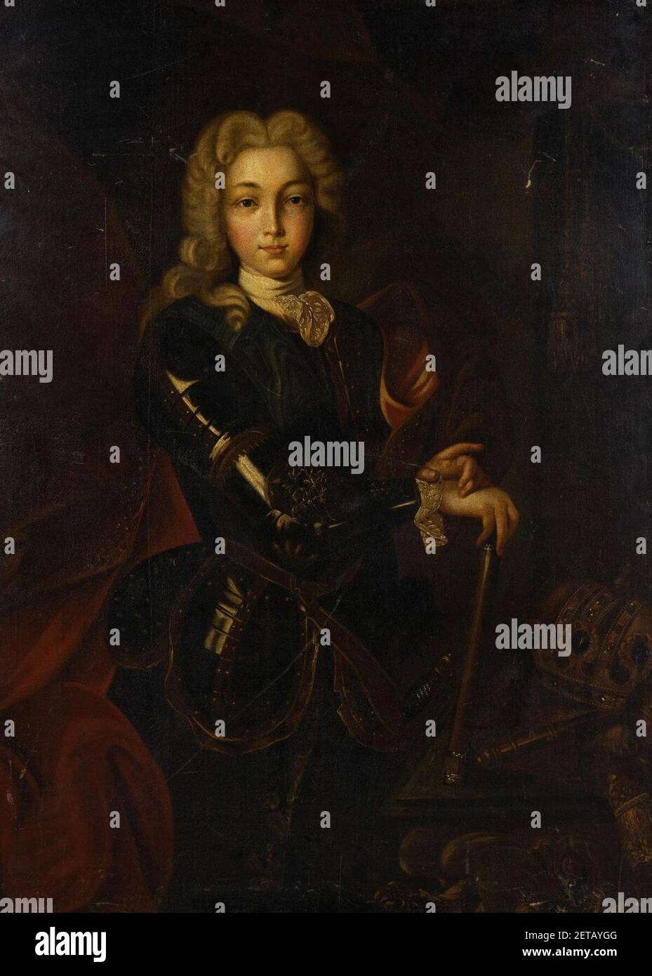Peter II by anonymous (18th c., Hermitage) 3 Stock Photo - Alamy