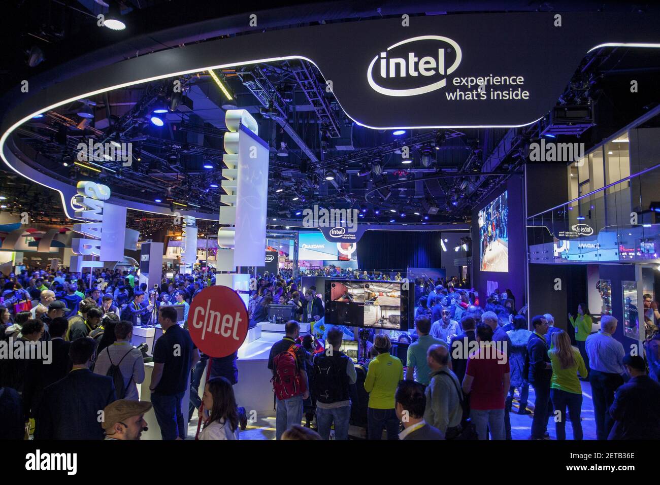 Intel Booth at the Consumer Electronics Show held in Las Vegas, Nevada ...