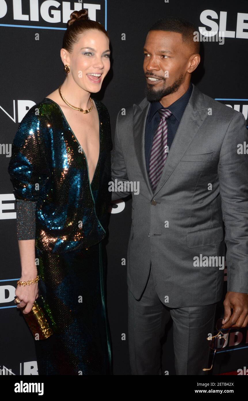 Michelle Monaghan, Jamie Foxx at the "Sleepless" Los Angeles Premiere ...