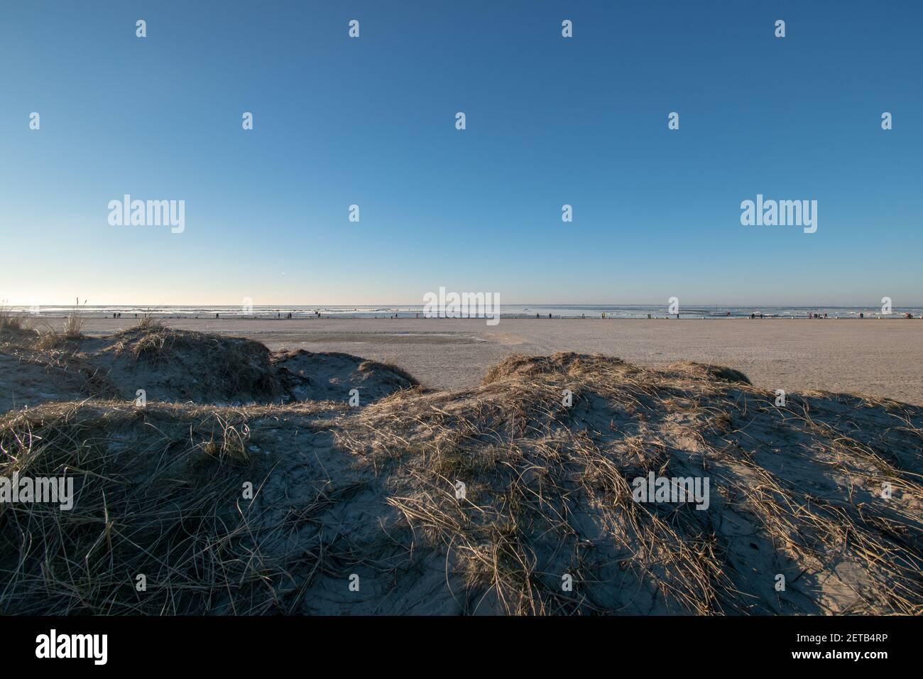 The sandy beach of the North Sea in Norddeich, Germany Stock Photo - Alamy