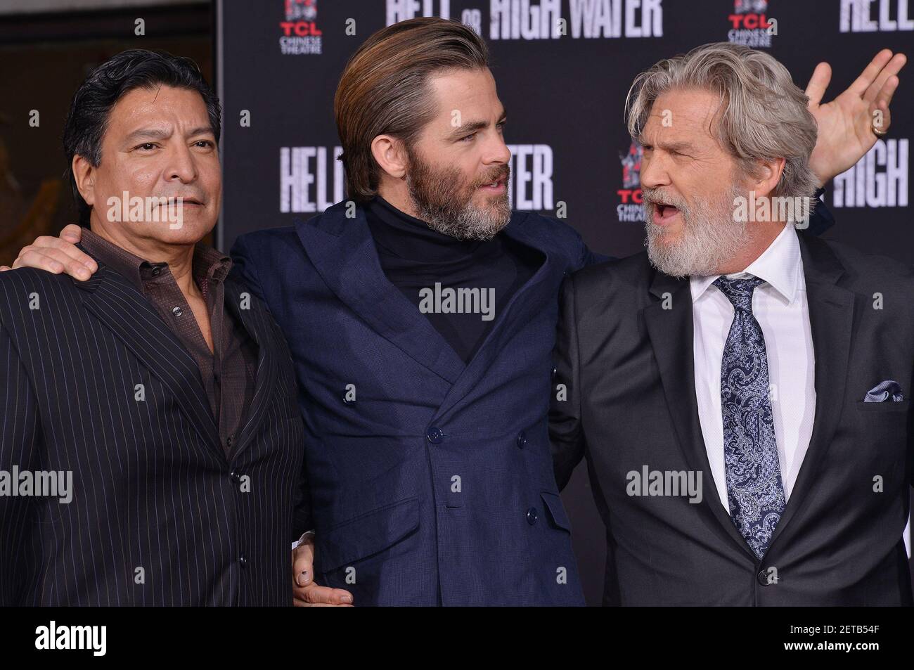 (L-R) Gil Birmingham, Chris Prine and Jeff Bridges at the Jeff Bridges ...