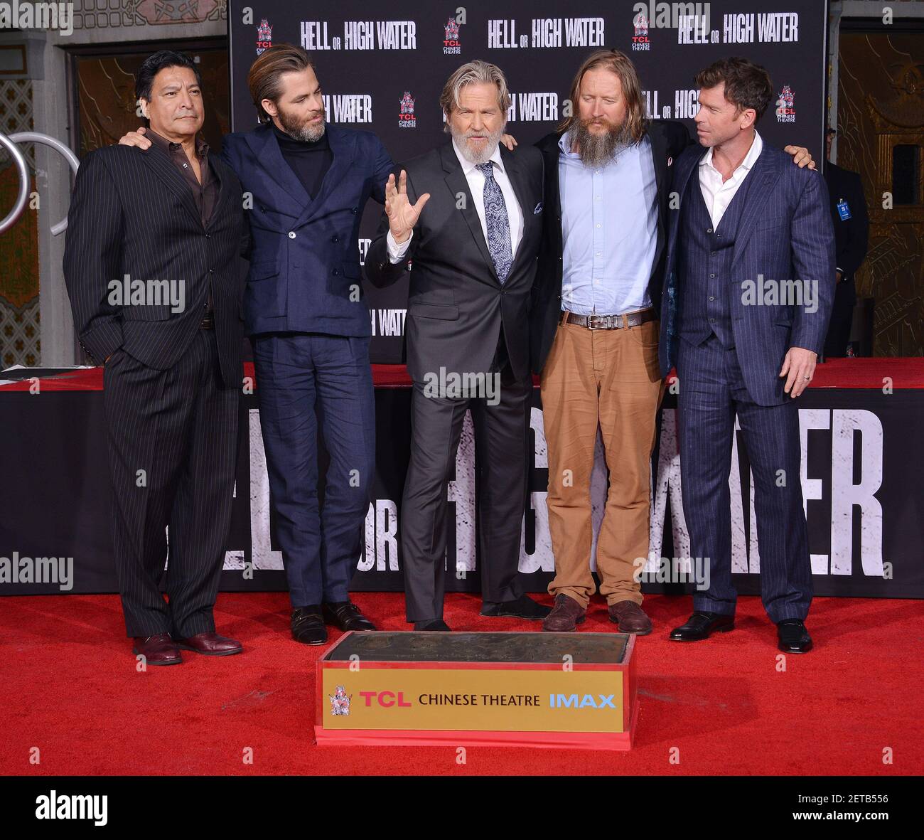 (L-R) "Hell Or High Water" Cast & Crew - (L-R) Actors Gil Birmingham ...