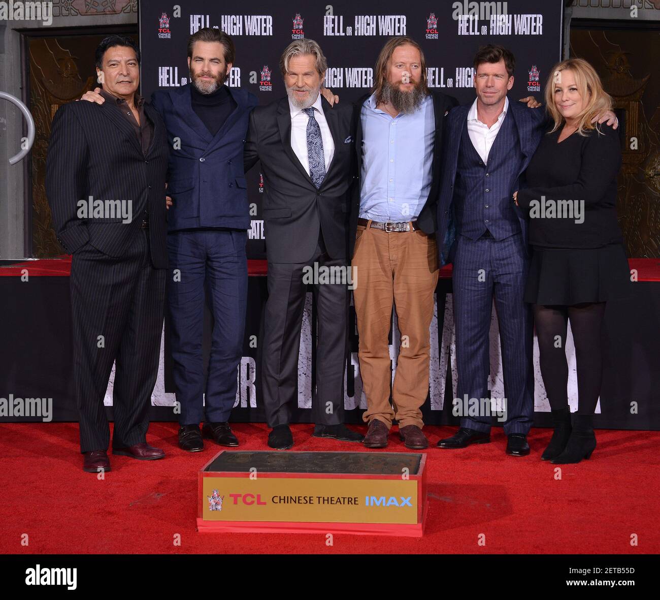 (L-R) "Hell Or High Water" Cast & Crew - (L-R) Actors Gil Birmingham ...