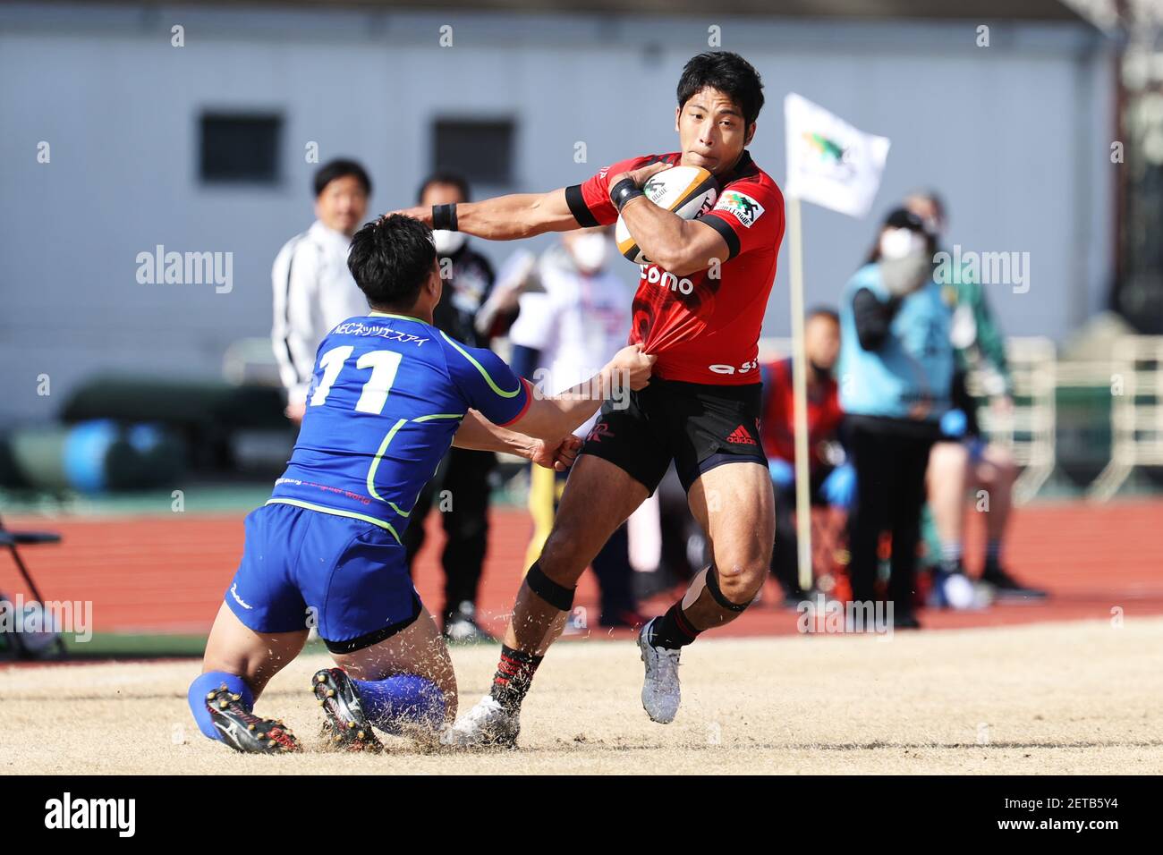 Osaka, Japan. 27th Feb, 2021. Masaki Kobayashi (NTT) Rugby : Japan ...