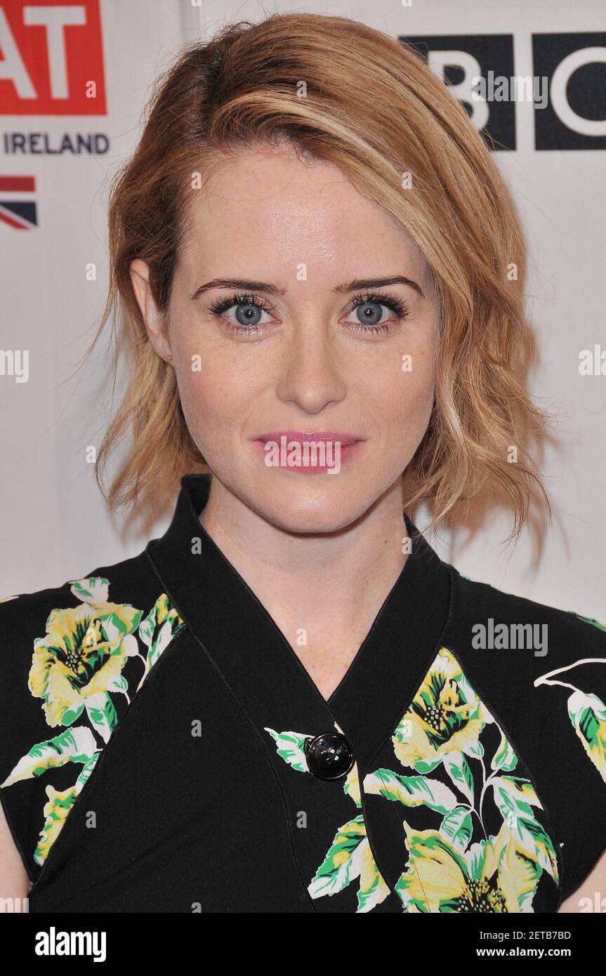 Claire Foy arrives at The 2017 BAFTA Tea Party held at the Four Seasons ...