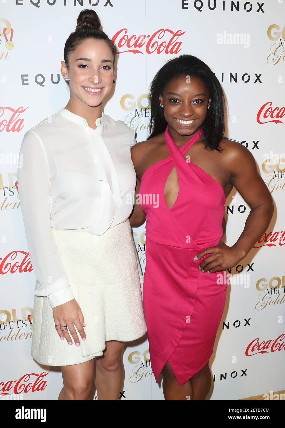 LOS ANGELES, CA - JANUARY 7: Aly Raisman and Simone Biles at the 4th ...