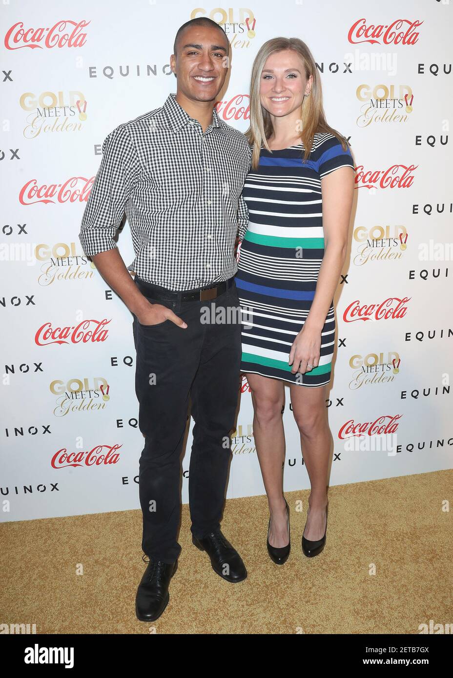 LOS ANGELES, CA - JANUARY 7: Ashton Eaton and Brianne Theisen at the ...