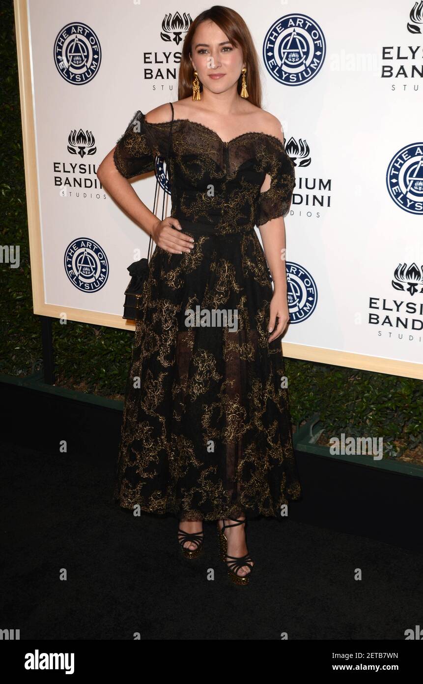 Zelda Williams at the Art of Elysium 10th Annual Black Tie Heaven Gala ...