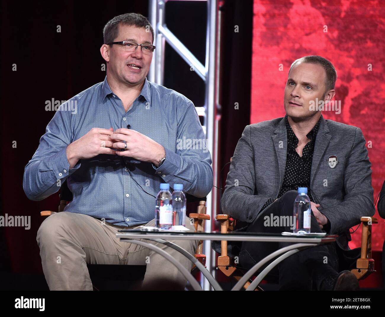 PASADENA, CA - JANUARY 8: Executive Producer Rob Thomas and actor David ...