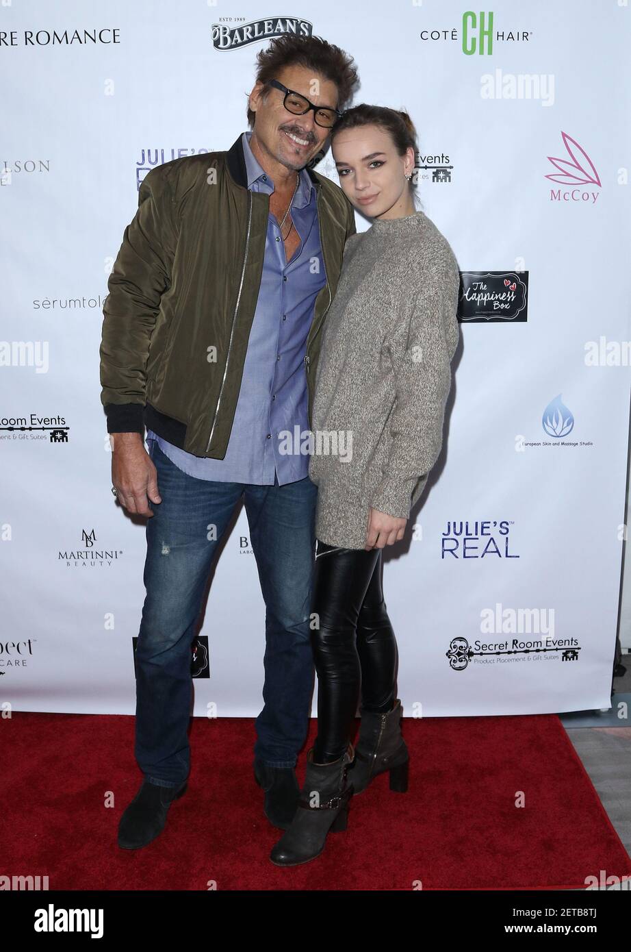 Steven Bauer and Lyda Loudon at 2017 Golden Globes Gifting Suite ...
