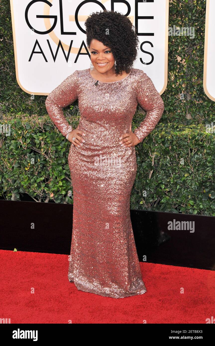 Yvette Nicole Brown at the 74th Golden Globe Awards held at the Beverly ...