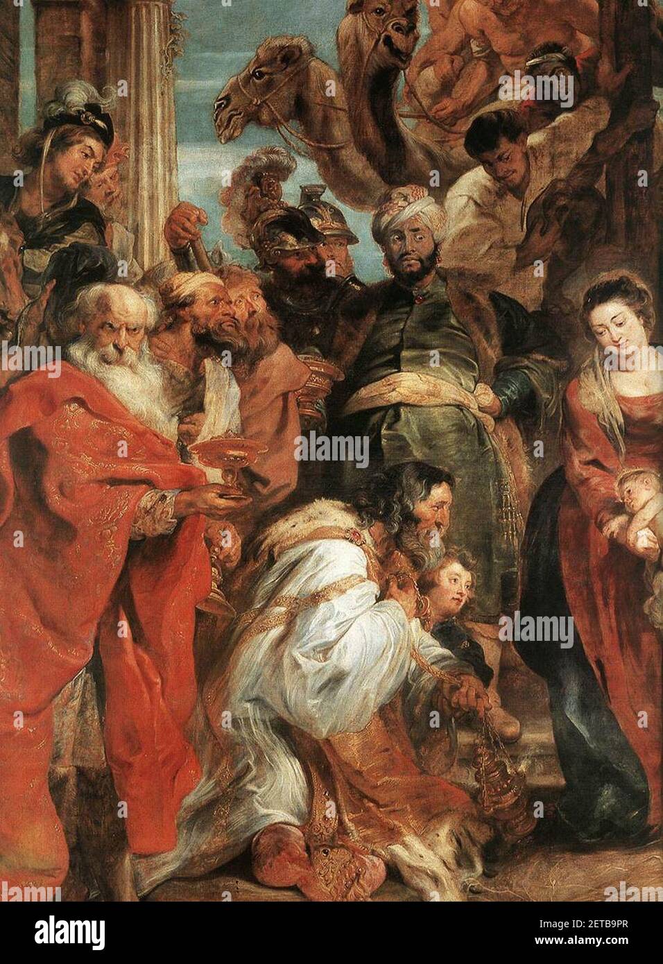 Peter Paul Rubens - The Adoration of the Magi (detail Stock Photo - Alamy