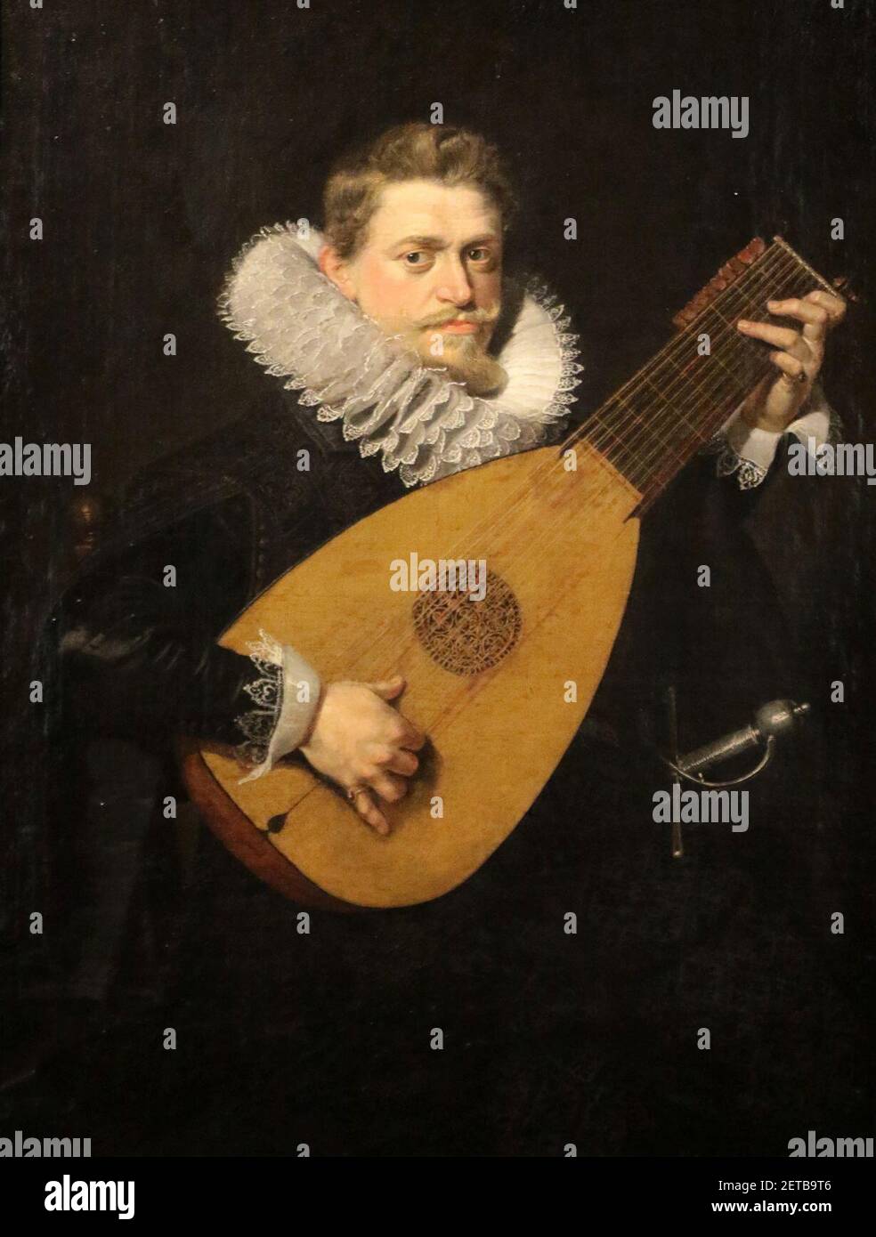 Peter Paul Rubens - Suonatore di Liuto (1609-1610 Stock Photo - Alamy