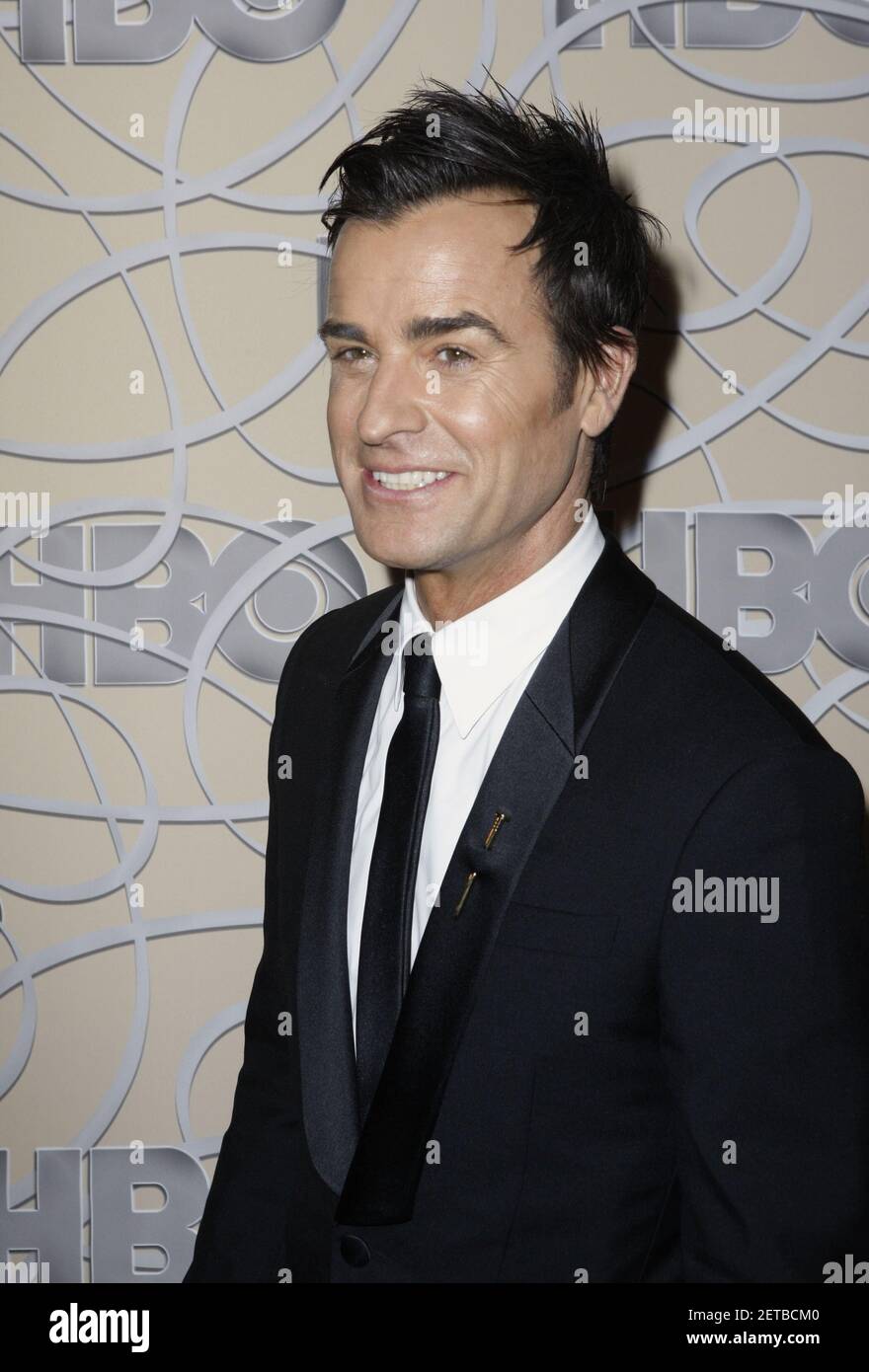 Actor Justin Theroux arrives at HBO's Official Golden Globe Awards ...