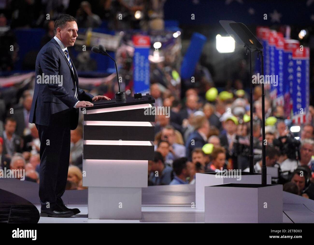 Peter Thiel 2016 RNC (1 Stock Photo - Alamy