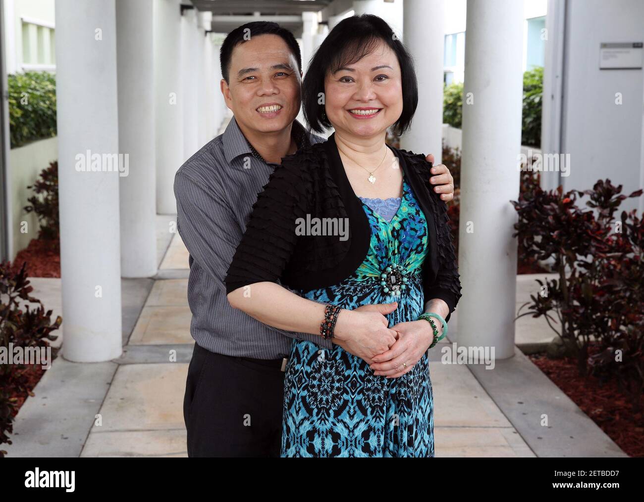 Kim Phuc Phan Thi, 53, with her husband Toan Bui Huy, 56. Kim Phuc is known by many as the ...