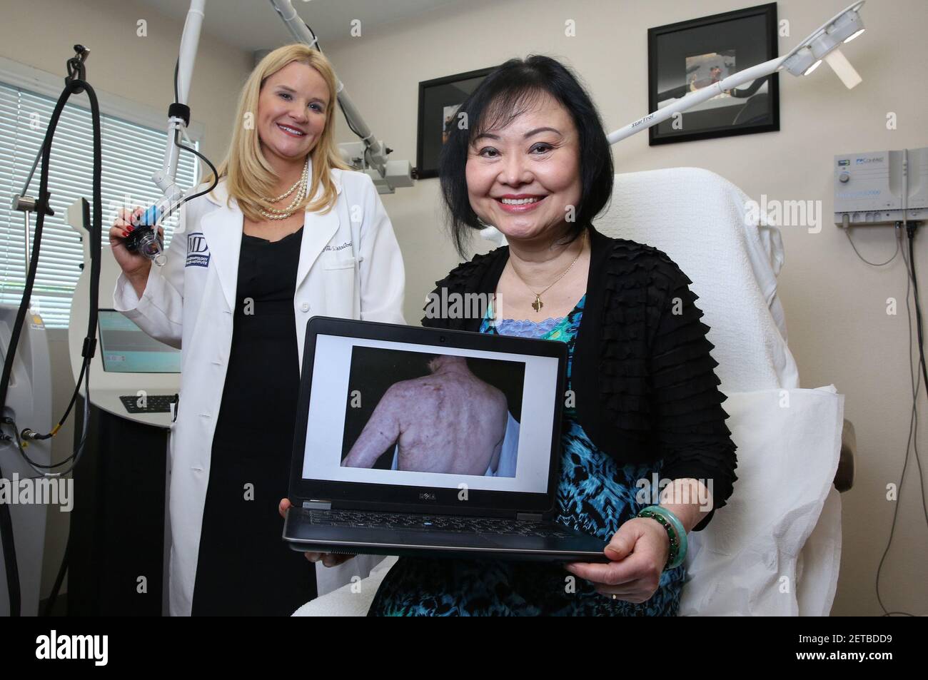 Kim Phuc Phan Thi, 53, was all smiles in Miami, where she was preparing ...