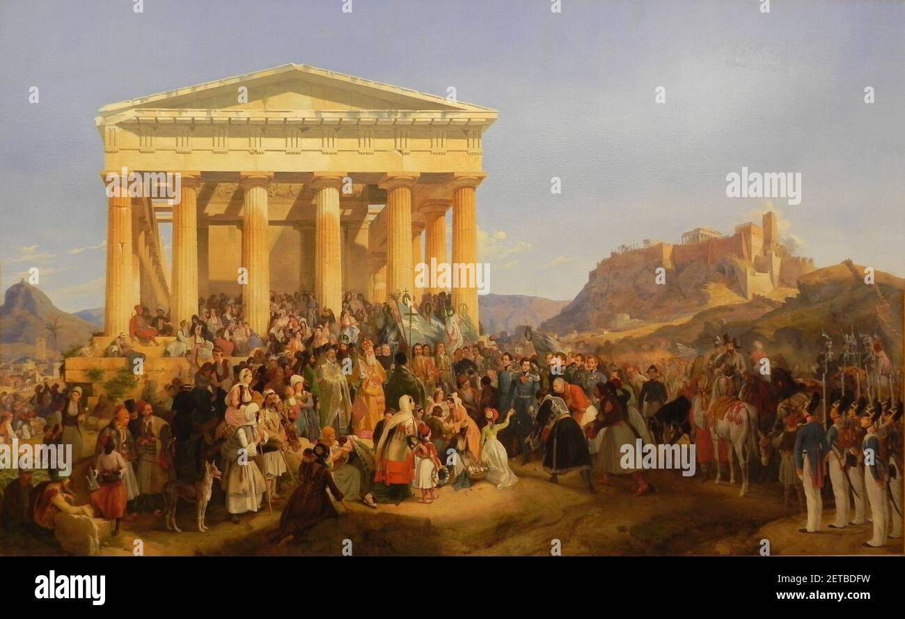 Peter v Hess Empfang König Otto (1 Stock Photo - Alamy