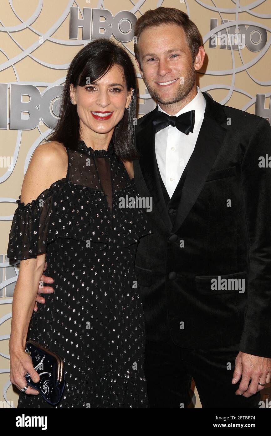 Perrey Reeves, Aaron Endress-Fox at the HBO's Official Golden Globe ...