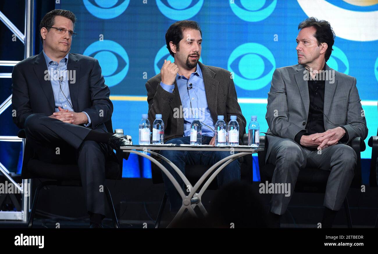 PASADENA, CA - JANUARY 9: Executive Producers Garrett Donovan, Neil ...