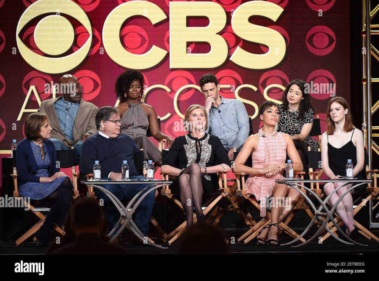 PASADENA, CA - JANUARY 9: (Top Row) Delroy Lindo, Erica Tazel, Justin ...