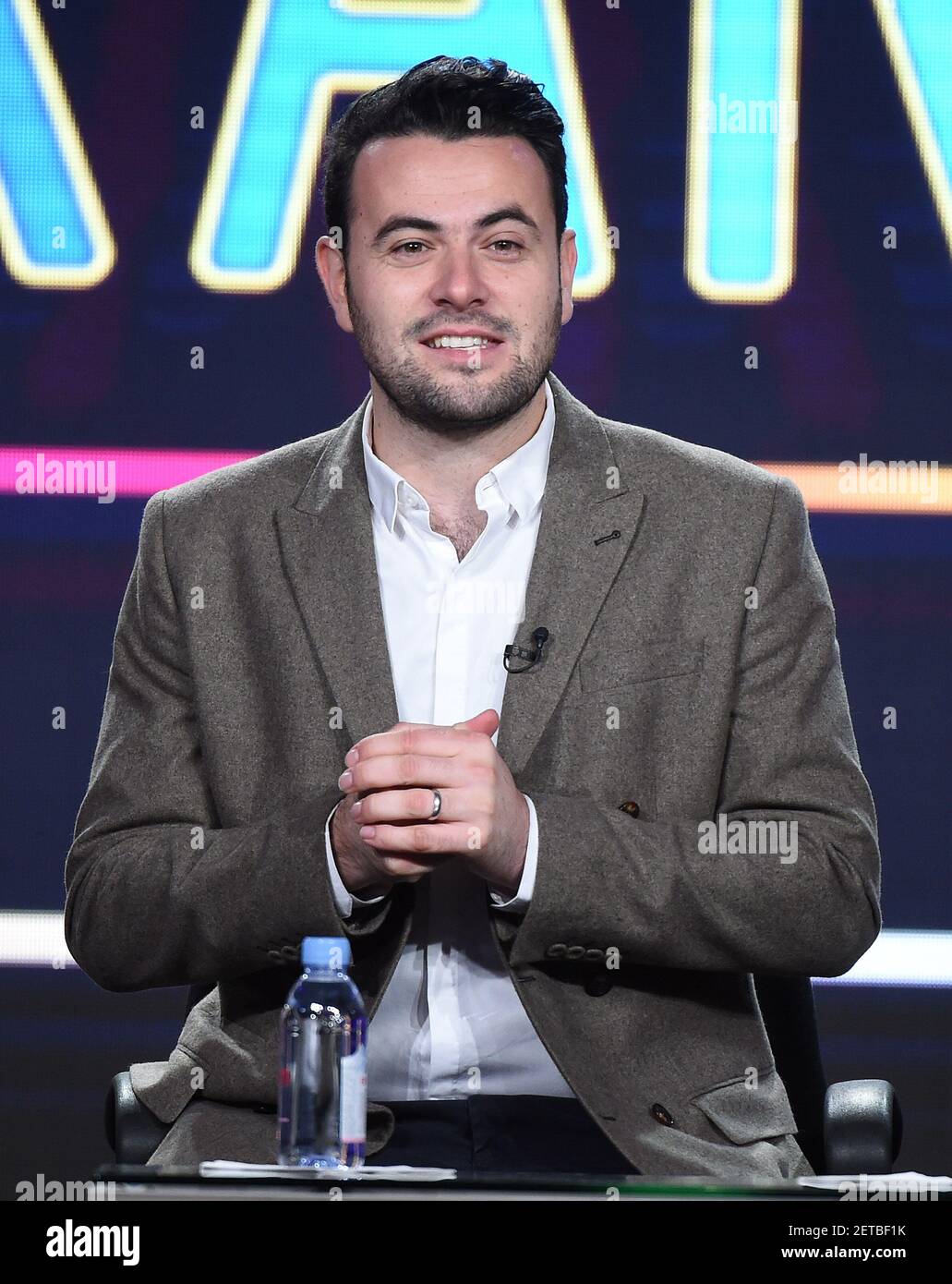 PASADENA, CA - JANUARY 9: Executive Producer Ben Winston onstage during ...
