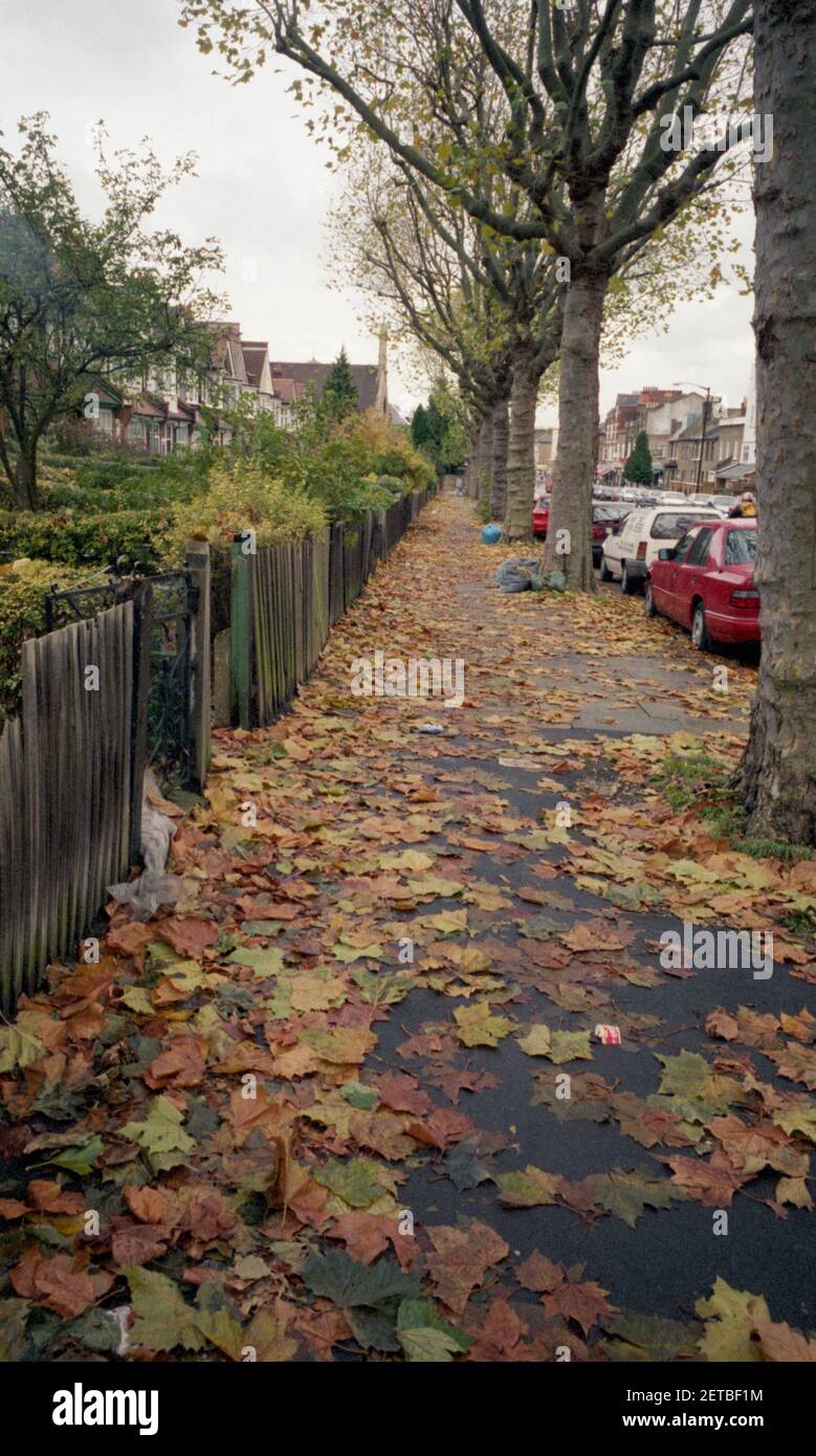 Autumn london street hi-res stock photography and images - Alamy