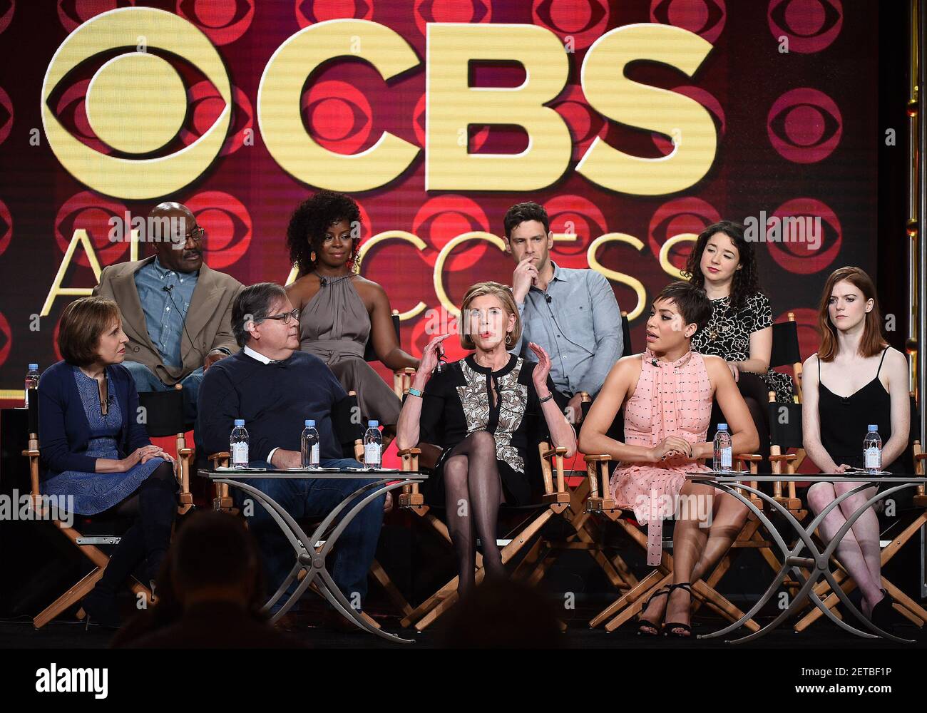 PASADENA, CA - JANUARY 9: (Top Row) Delroy Lindo, Erica Tazel, Justin ...