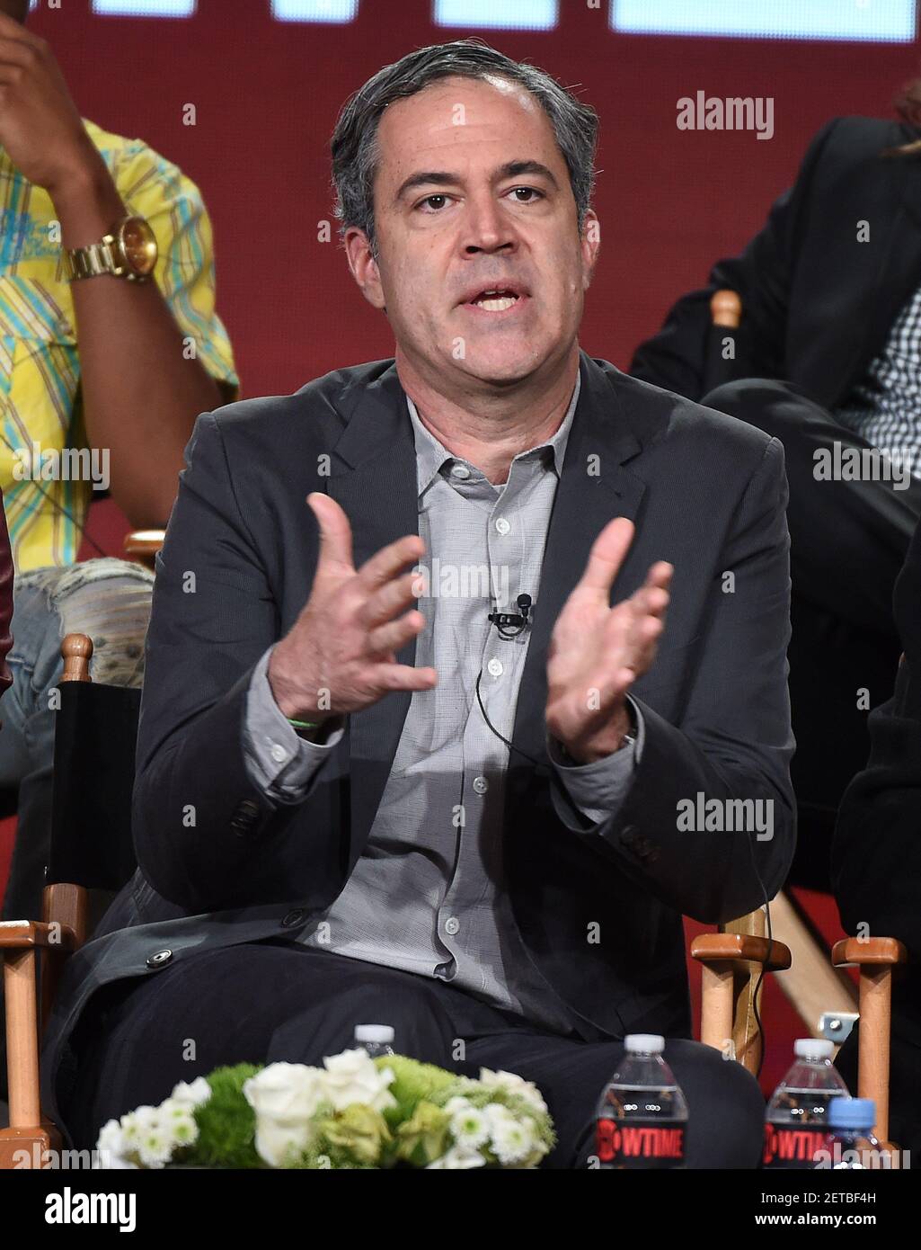 PASADENA, CA - JANUARY 9: Executive Producer Michael Aguilar onstage ...