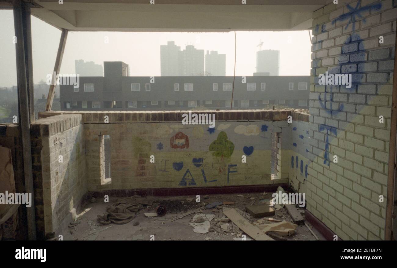 Sugden House, Lambeth Walk demolition, Vauxhall, Lambeth, London ...
