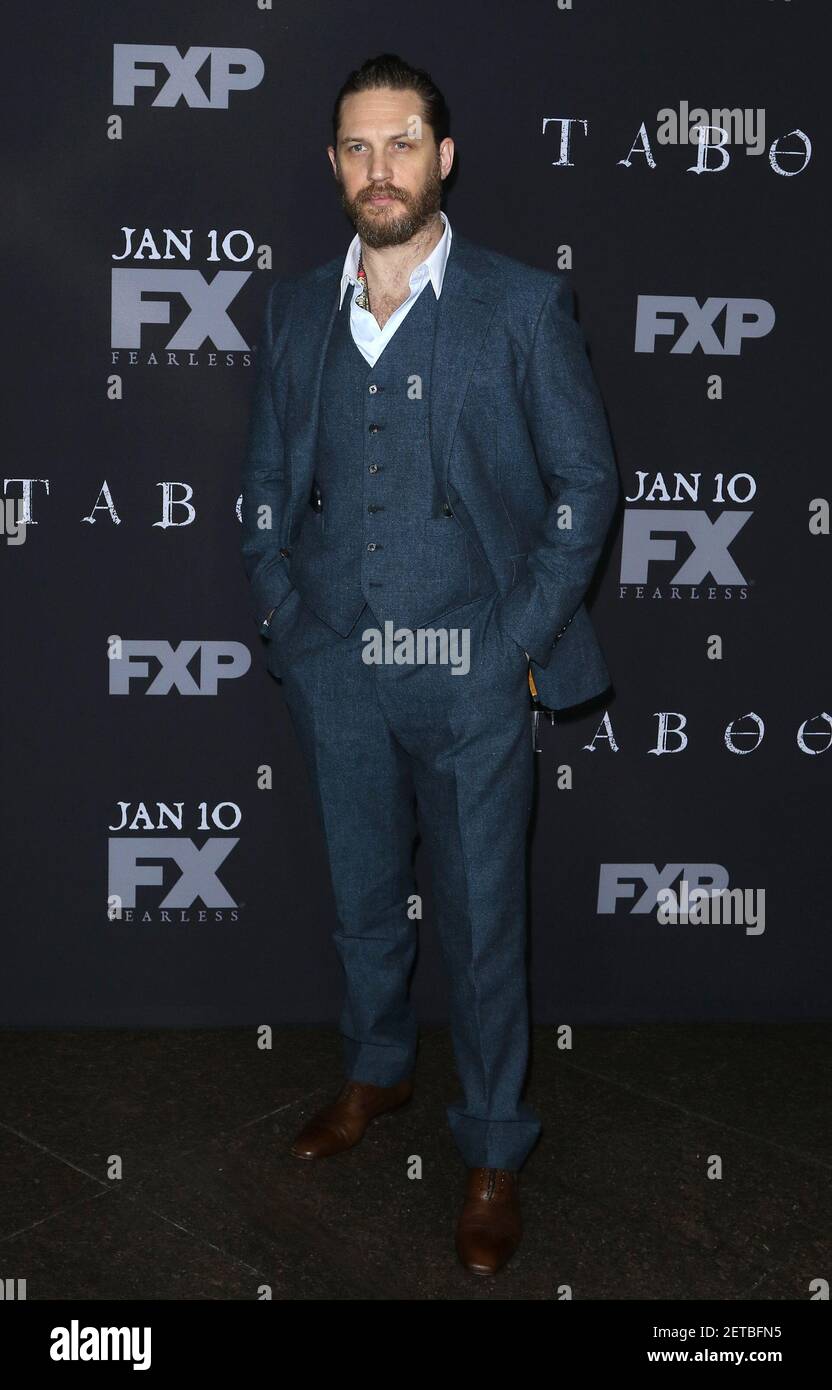 Tom Hardy At Fxs Taboo La Premiere Held At Dga Theater On January 09