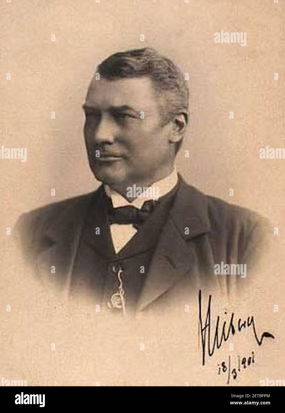 Peter Wilken Heiberg 1901 by Jens Petersen Stock Photo - Alamy
