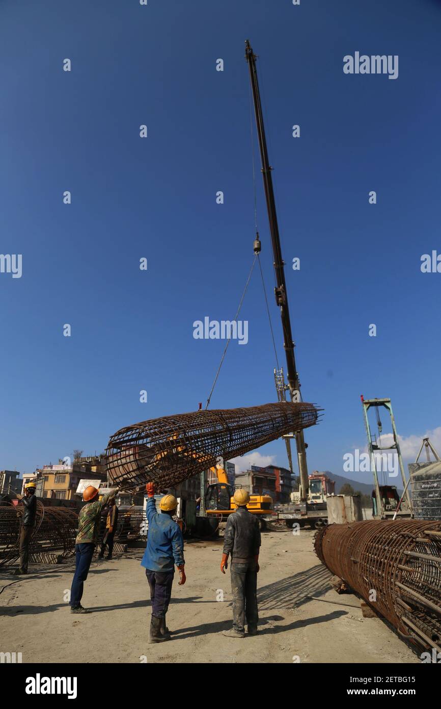 (170110) -- KATHMANDU, Jan. 10, 2017 (Xinhua) -- Photo taken on Jan. 9 ...