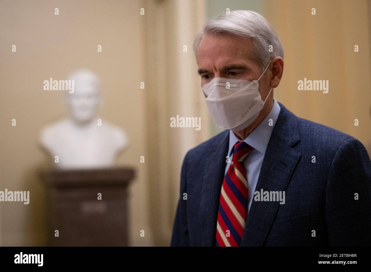 Senator Rob Portman (R-OH) at the U.S. Capitol, in Washington, D.C., on ...