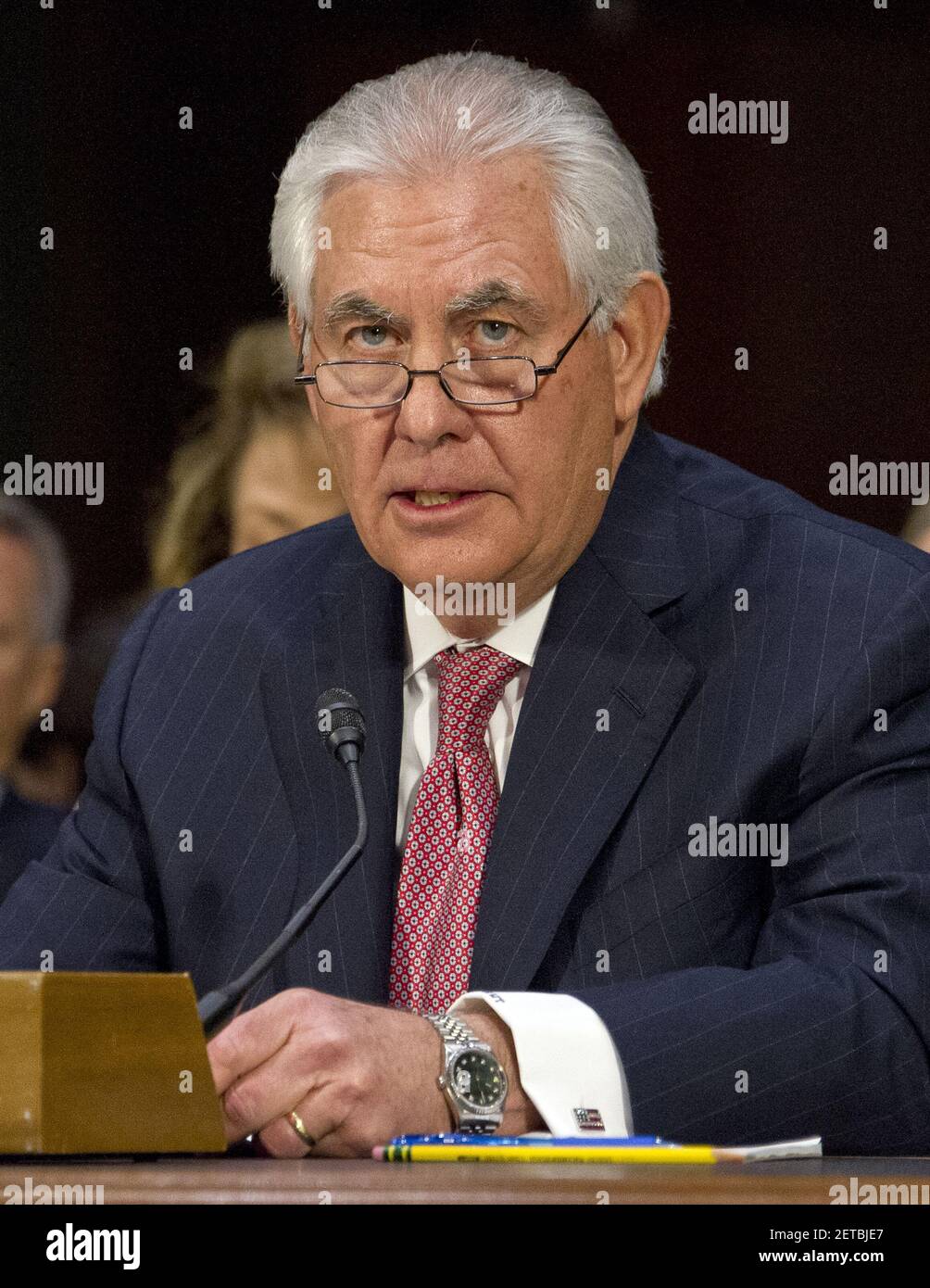 Rex Wayne Tillerson, former chairman and chief executive officer of ...