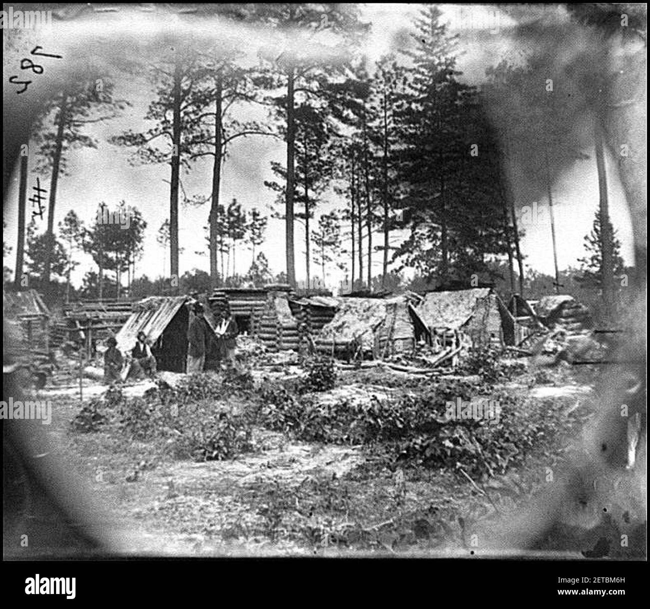 Captured confederate encampment hi-res stock photography and images - Alamy