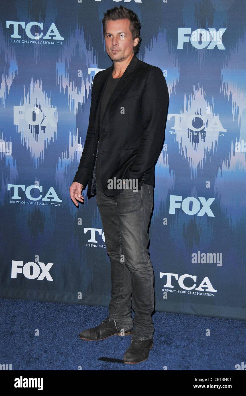 Len Wiseman arrives at the FOX Winter TCA 2017 All Star Party held at ...