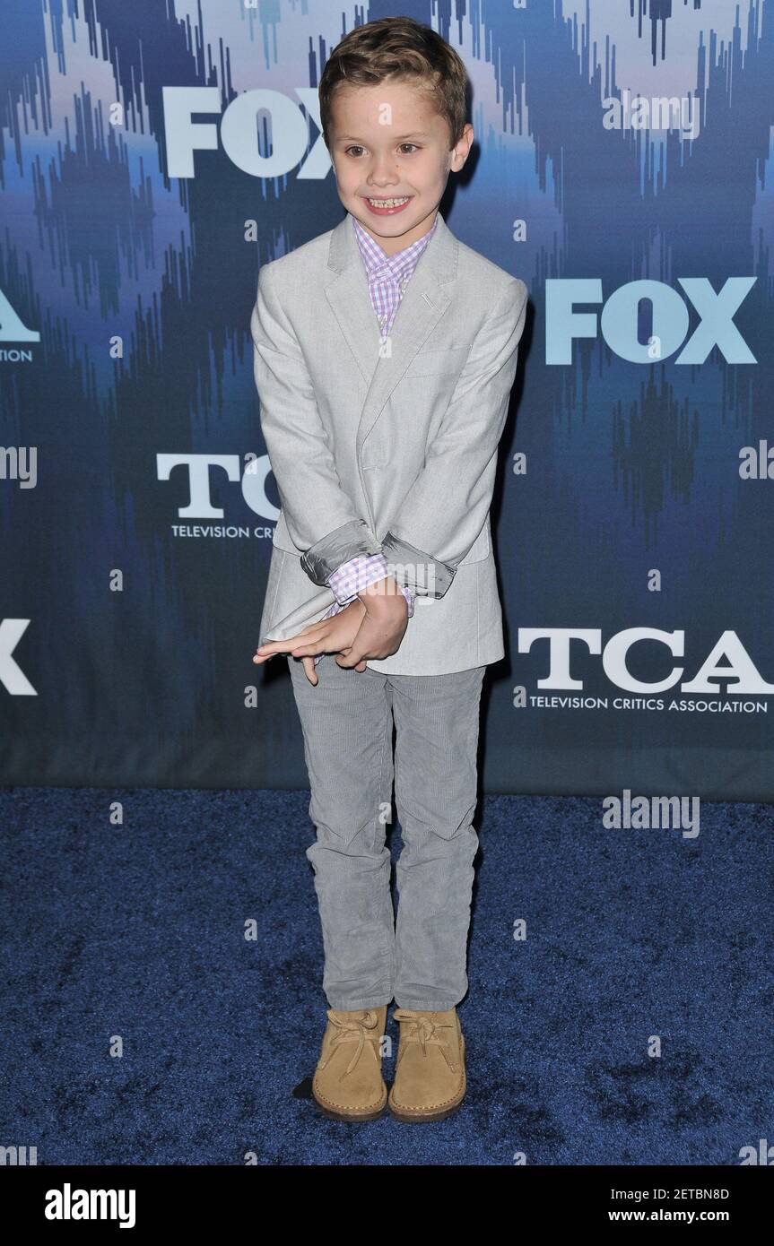 Jack Stanton arrives at the FOX Winter TCA 2017 All Star Party held at ...