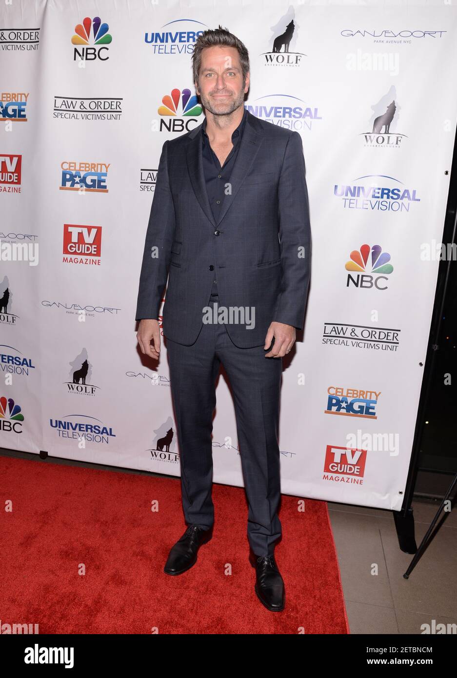 NEW YORK CITY - JANUARY 11: Peter Hermann attends the party to ...