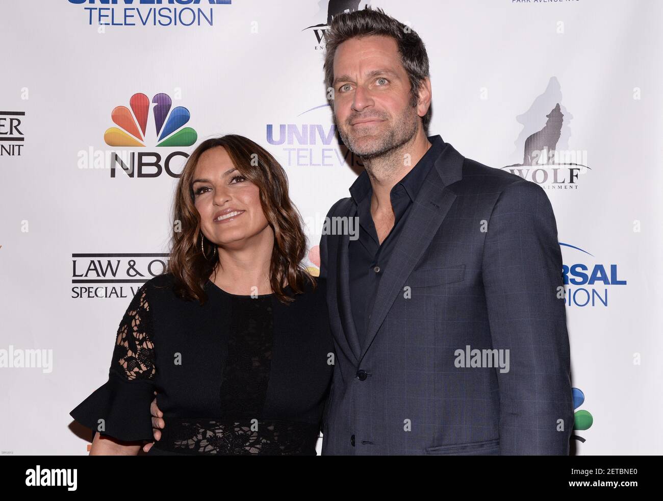 NEW YORK CITY - JANUARY 11: Mariska Hargitay and Peter Hermann attend ...