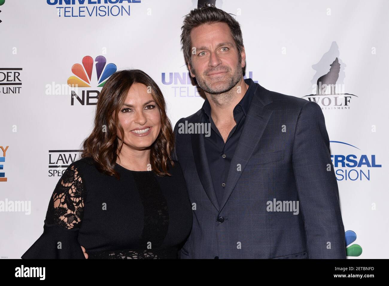 NEW YORK CITY - JANUARY 11: Mariska Hargitay and Peter Hermann attend ...