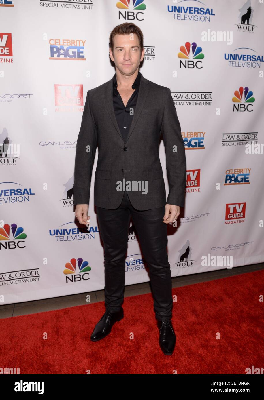 NEW YORK CITY - JANUARY 11: Andy Karl attends the party to celebrate ...